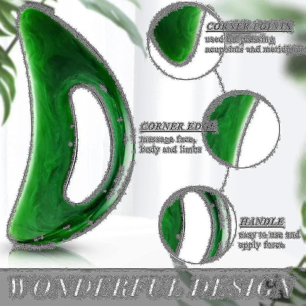 Body Gua Sha Massage Tool Large Gua Sha Set With Hand Grip Resin Guasha ...