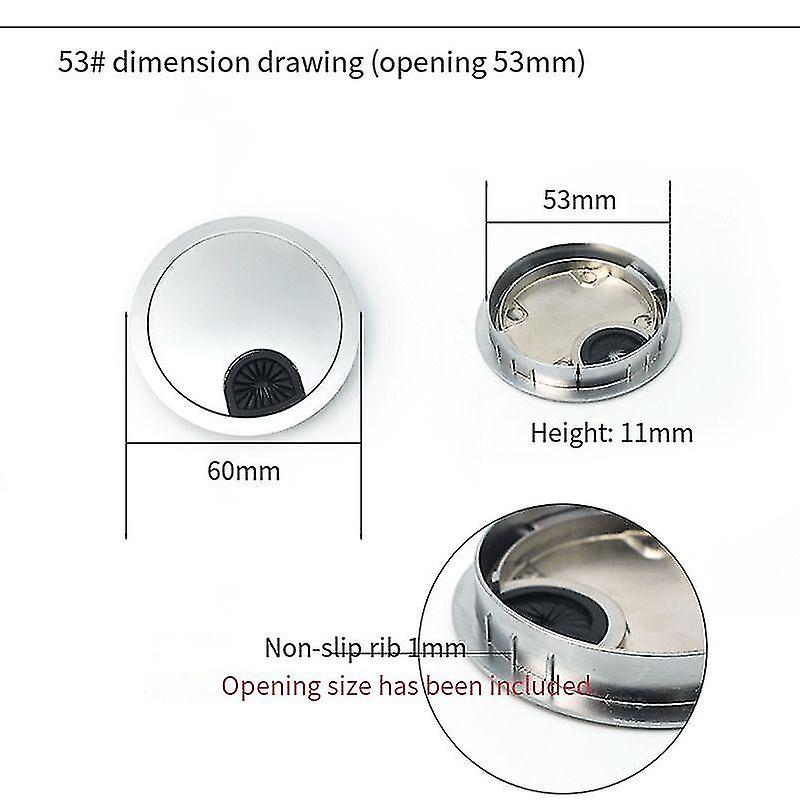 Desk Wire Hole Cover Computer Tidy Grommet Table Cable Outlet Port ...