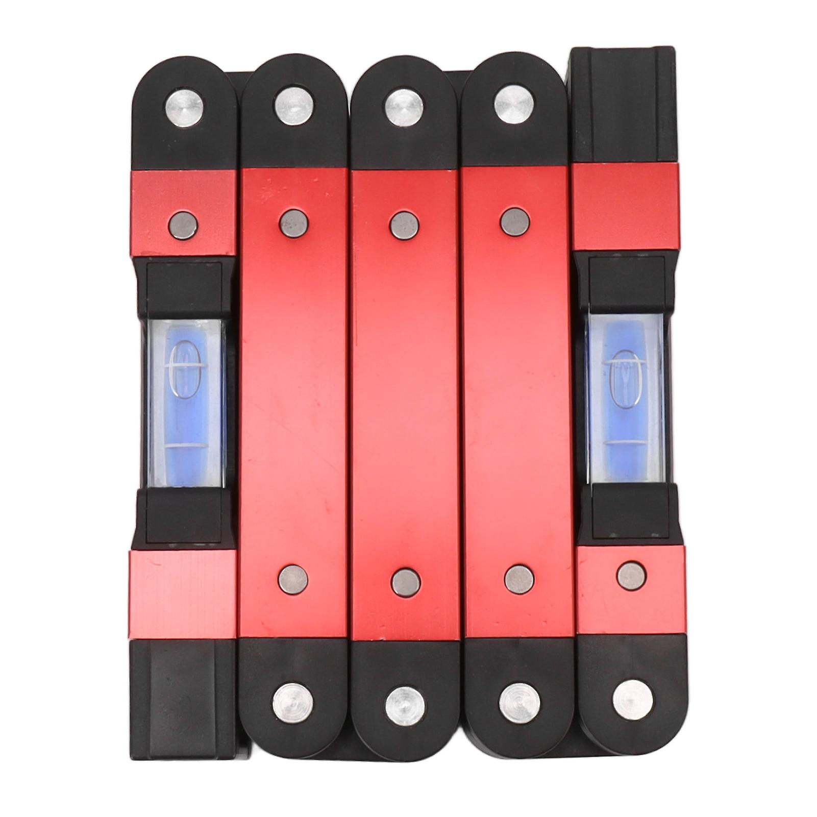 Foldable Level Measuring Tool 28in with Magnetic 4 Level Bubbles for ...