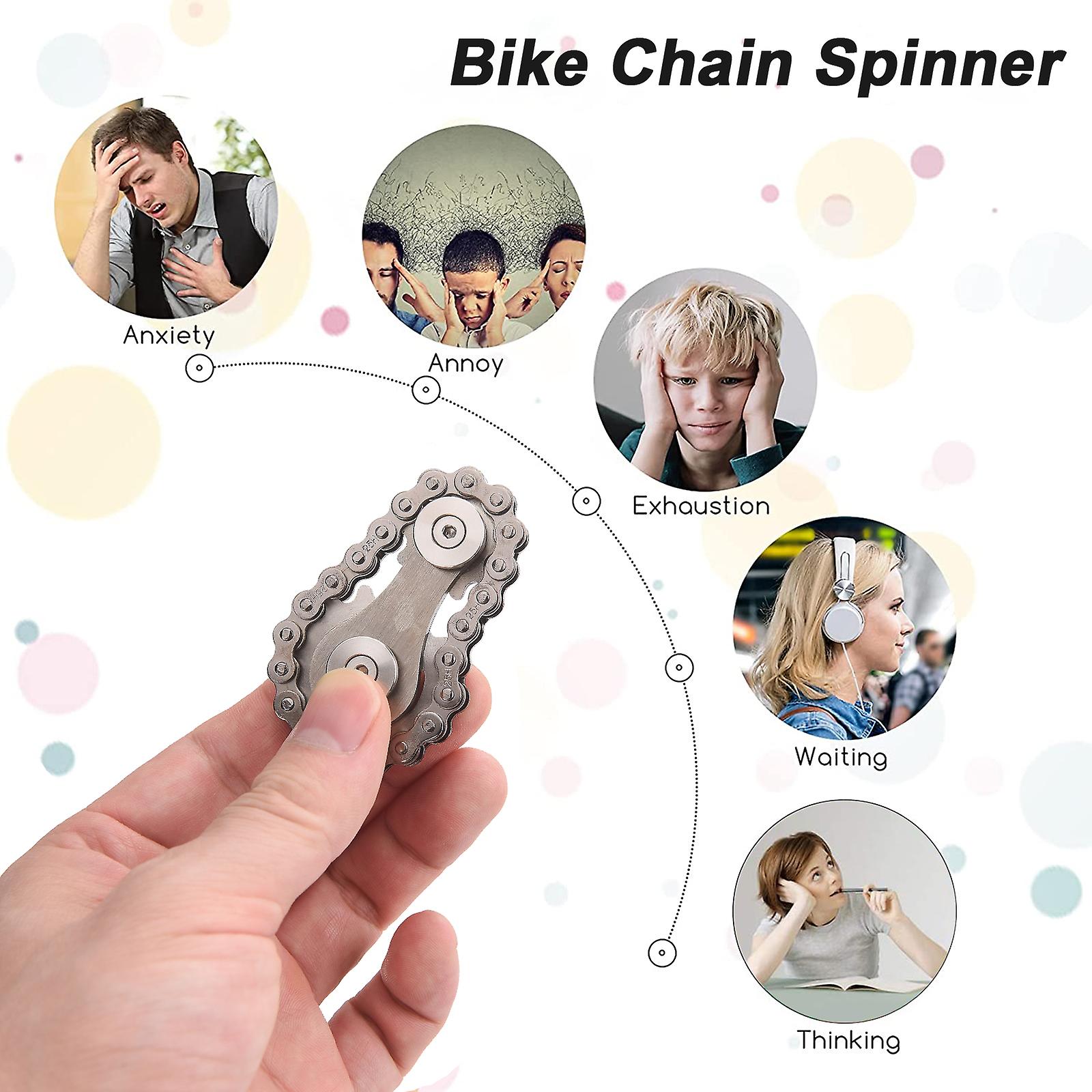 Gear Chain Chain Tooth Flywheel Pressure Relief Toy Bike Chain Gears ...