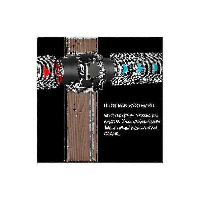 -100mm Adjustable Exhaust Fan, Air Extractor 350 M3/h With Variable ...