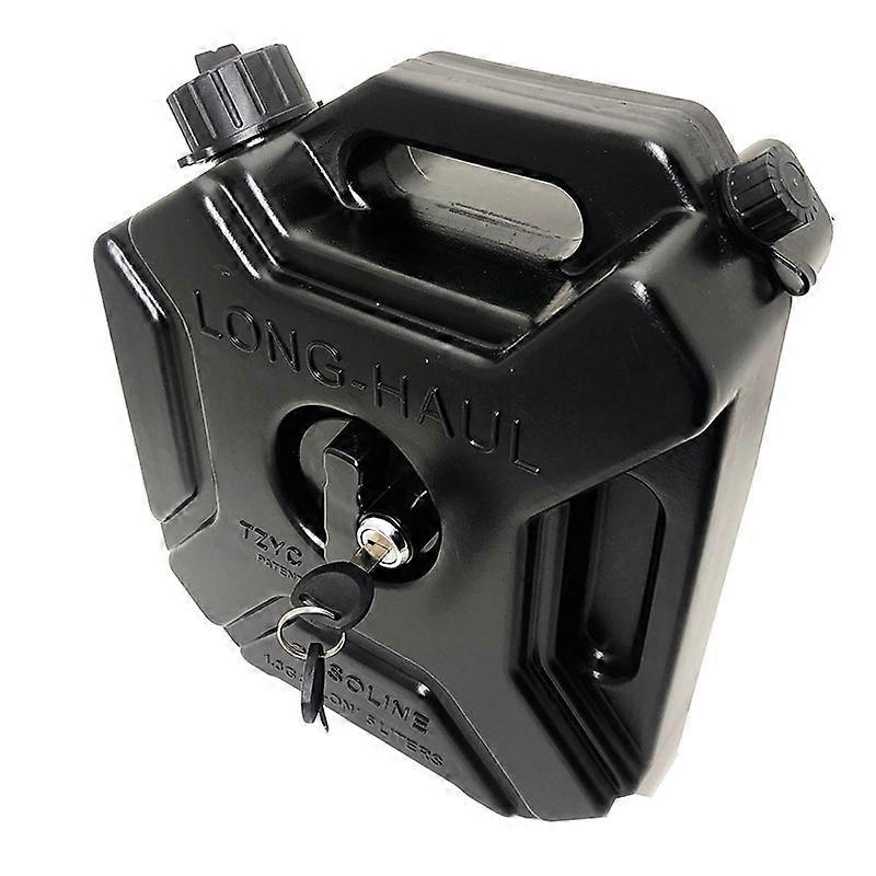 5L Portable Jerry Can Gas Fuel Tank Plastic Petrol Car Gokart Spare ...