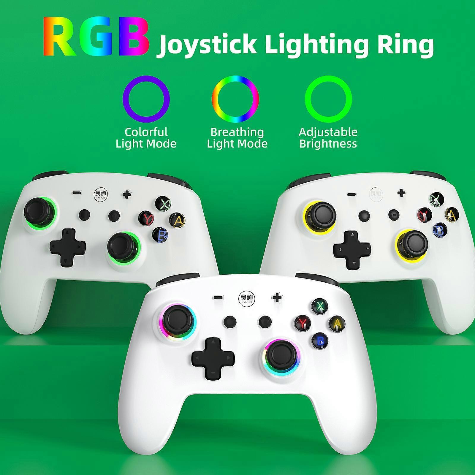 Wireless Controller White Macro Programming Pro Controller Compatible ...