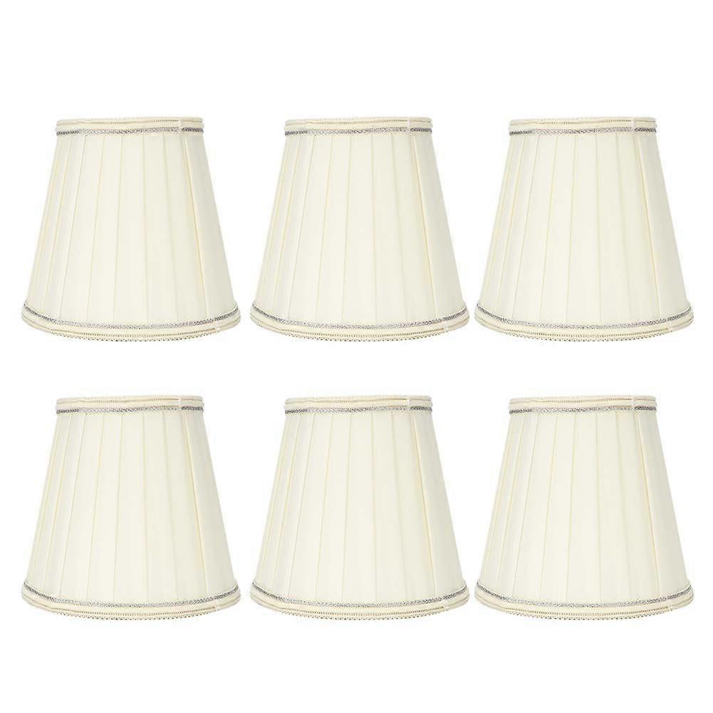 6Pcs Lamp Shades, Fabric Lampshades, Chandelier Lamp Shades, Wall ...