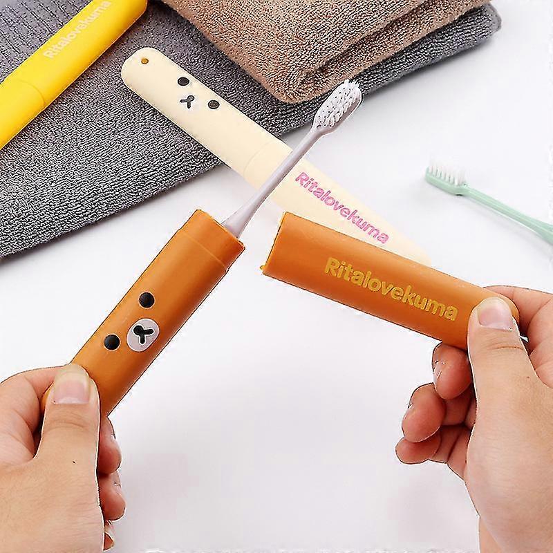 Travel Portable Toothbrush Case, Toothbrush Storage Box, Cute Cartoon ...