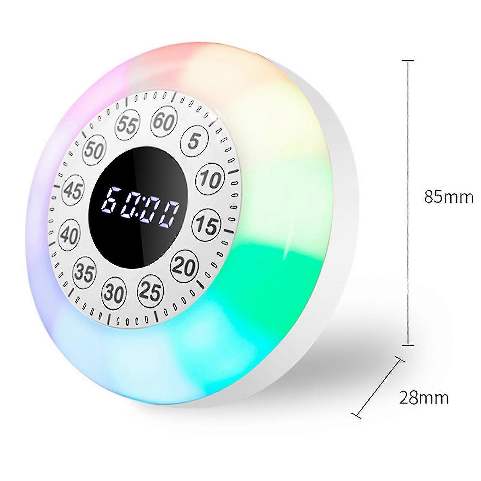 Rechargeable Visual Timer With Rgb Light 60 Minute Countdown Clock Kids ...