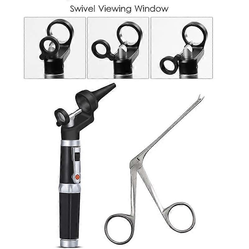 Ear Cleaning Speculum Device LED Nose Earwax Remover Tweezer Hartman ...