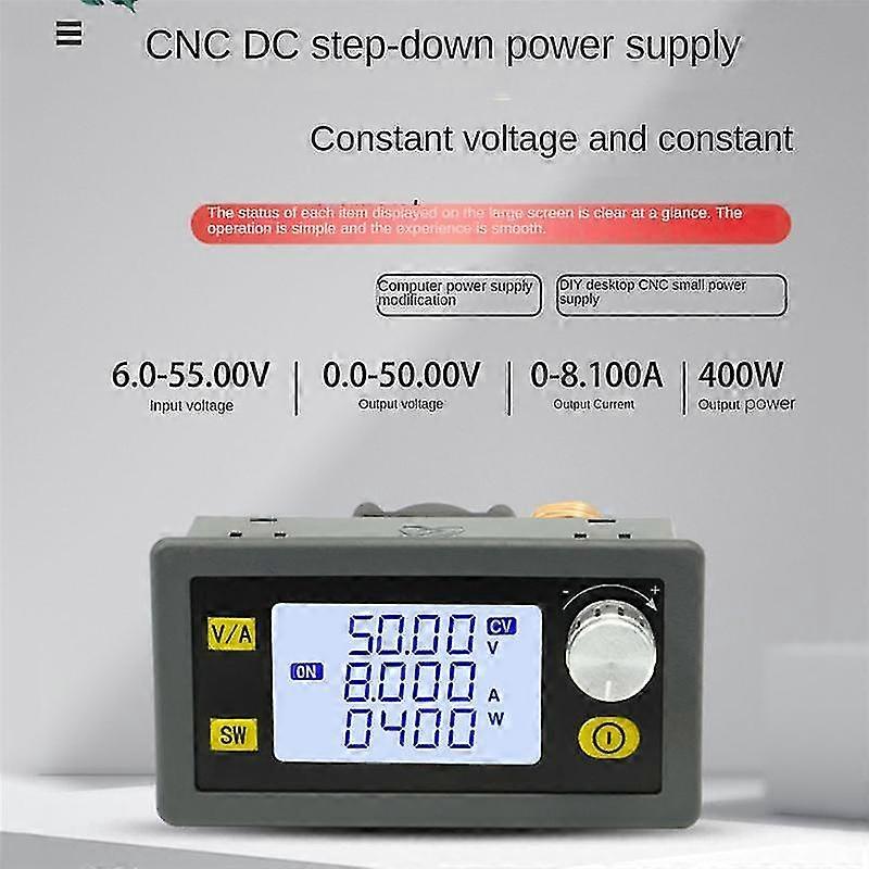 Dc 50v 8a 400w Cnc Adjustable Constant Voltage Regulator Cv Cc Step ...