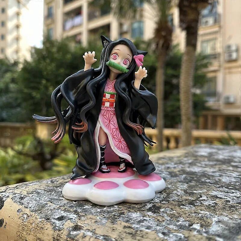 Demon Slayer 15cm Kamado Nezuko Anime Figur Gk Kimetsu No Yaiba Staty ...