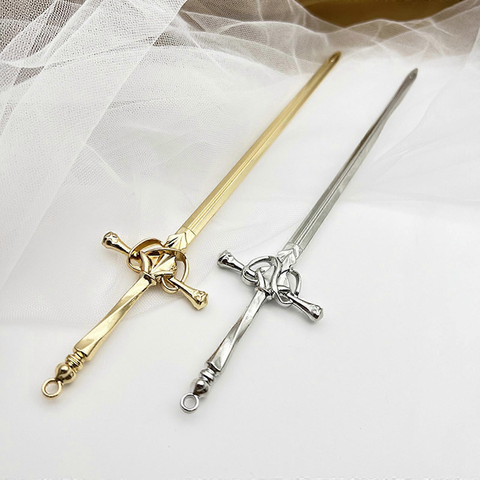 Fashion Temperament Punk Sword Hair Sticks for Creative Vintage Samurai ...