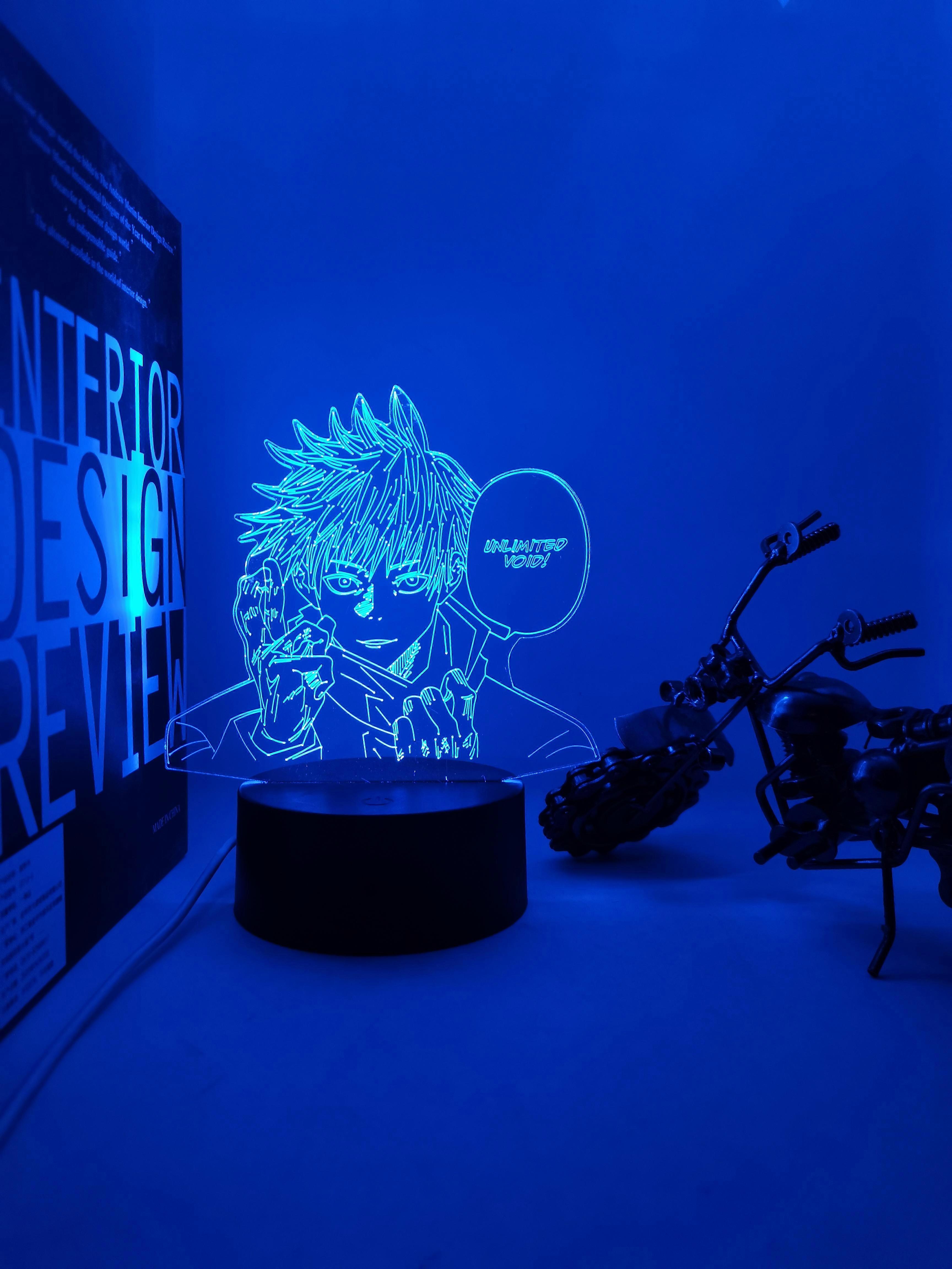 Anime Lamp Jujutsu Kaisen Satoru Gojo Led Night Light for Bedroom ...