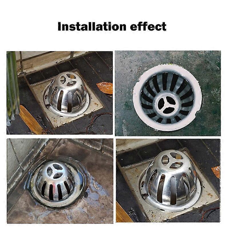 Stainless Steel Outdoor Balcony Floor Drain Drainage Roof Round Anti ...
