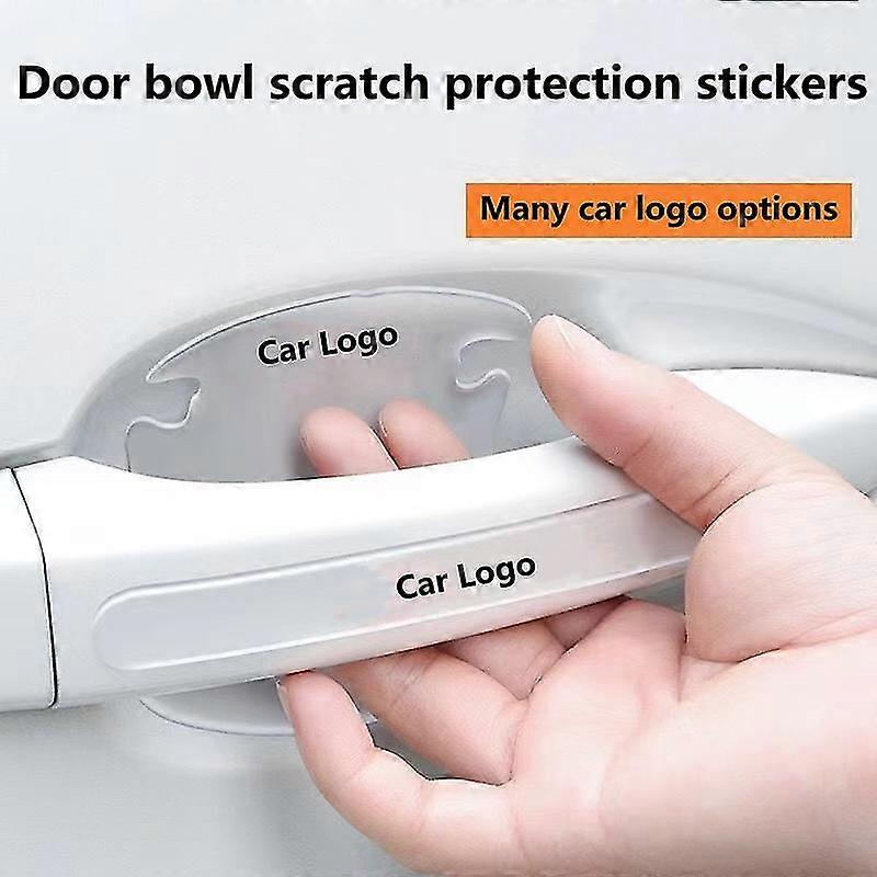 Car Door Bowl Door Handle Protection Sticker Rearview Mirror Door Glued ...