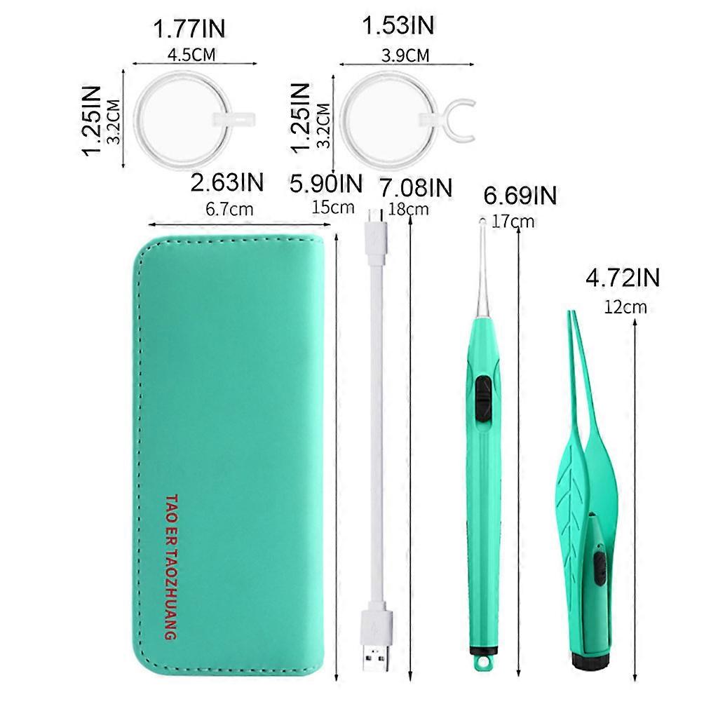 Portable Earwax Removal Ear Cleaner Tool Kit Ear Picker with Magnifying ...