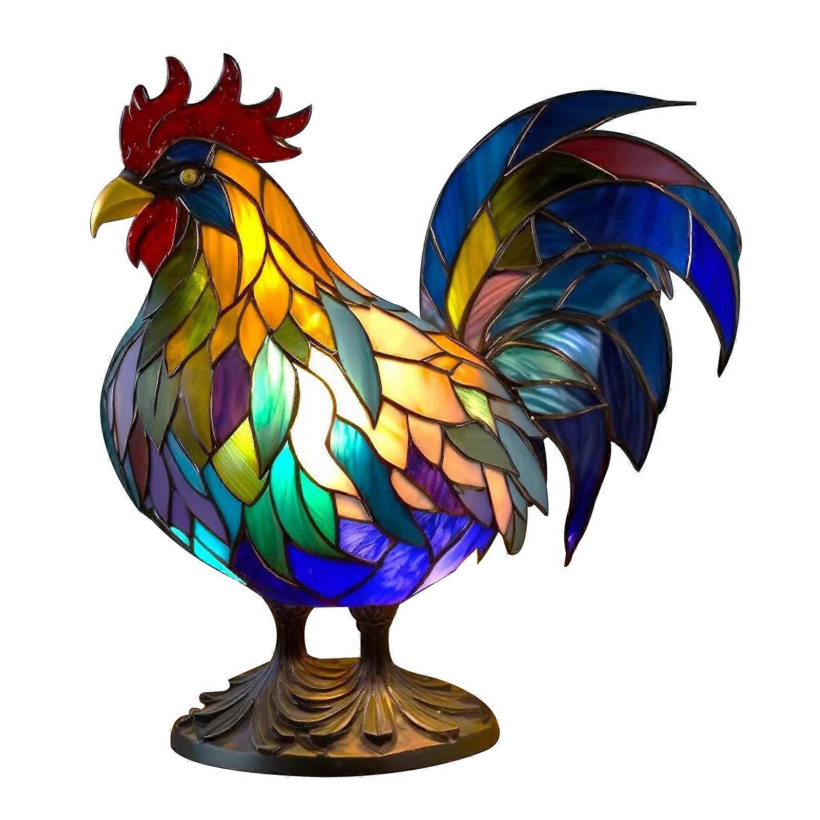 Lion, Elephant, Cat, Rooster Night Light Animal Table Lamp | Fruugo UK