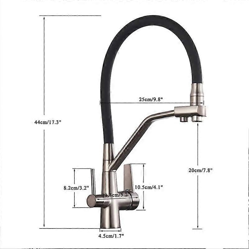 Filtered Kitchen Faucets Purification Kitchen Tap 360 Rotate Water ...