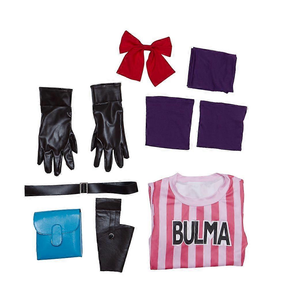Bulma Costume Set - Retro Anime Cosplay Dress for Women | Fruugo UK