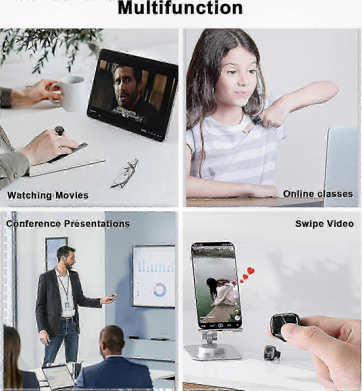 Portable Wireless Bluetooth Finger Ring Mouse, Compact Wearable ...