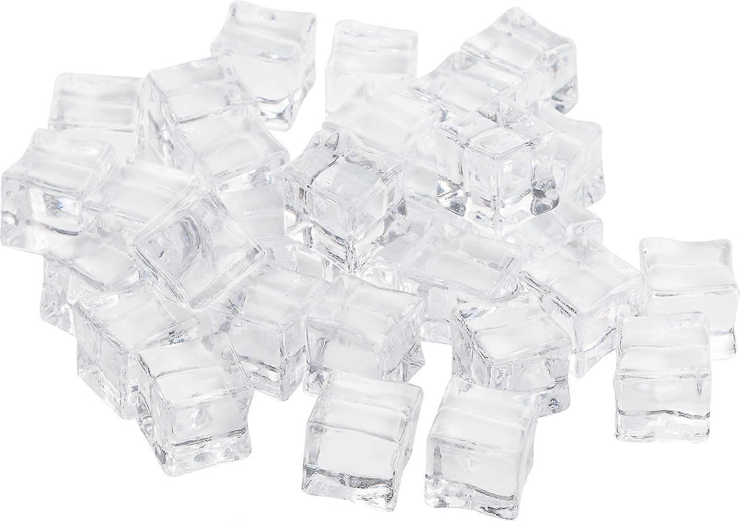 Clear Fake Ice Cubes - 19mm Acrylic Ice Rocks for Wedding Display, Vase ...
