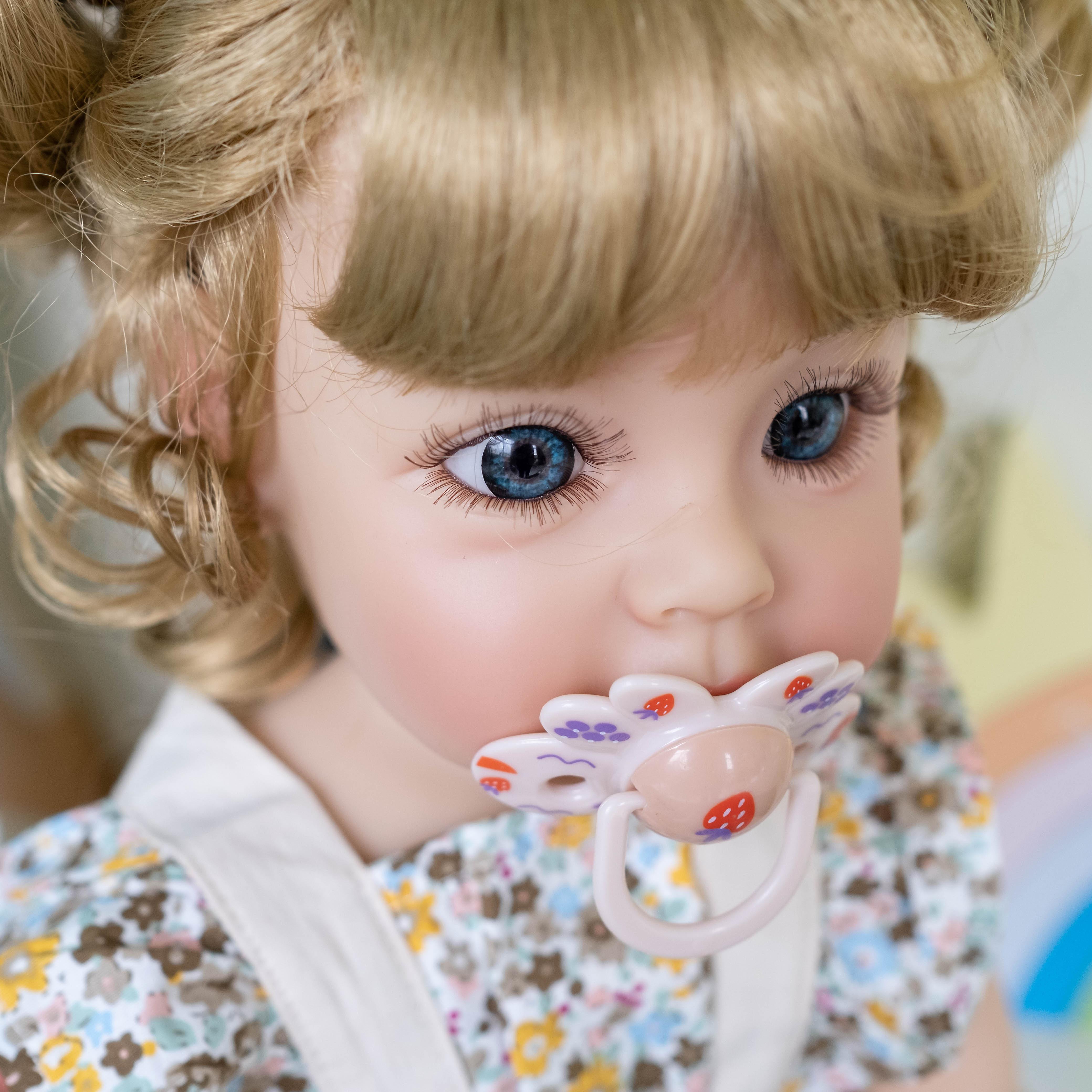 Npk 55cm Full Body Silicone Reborn Toddler Girl Princess Sue-sue With ...