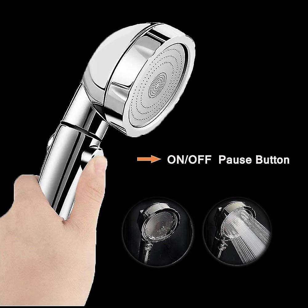 High Pressure Shower Head, 3-settings Handheld Showerhead With On/off ...