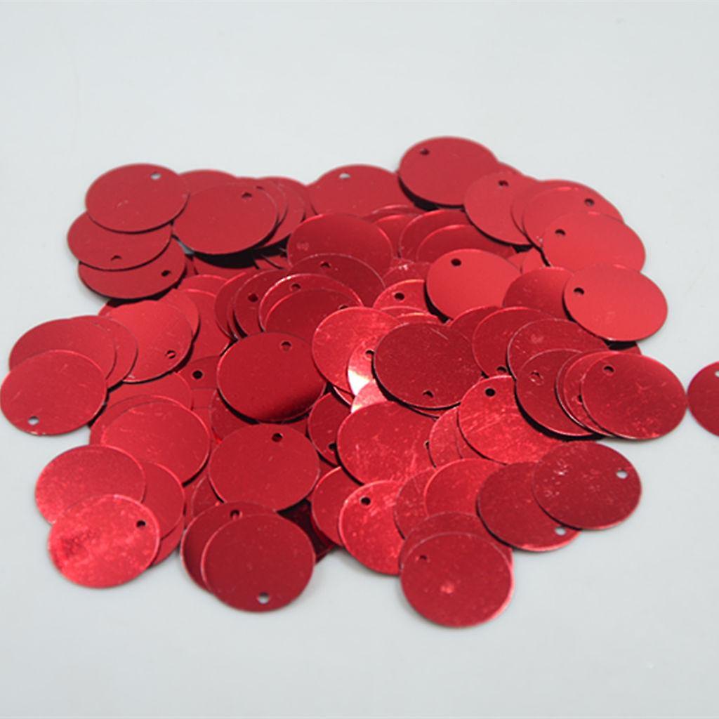 DIY Shiny Round Loose Sequins Paillettes Sewing DIY Craft Red Gold ...