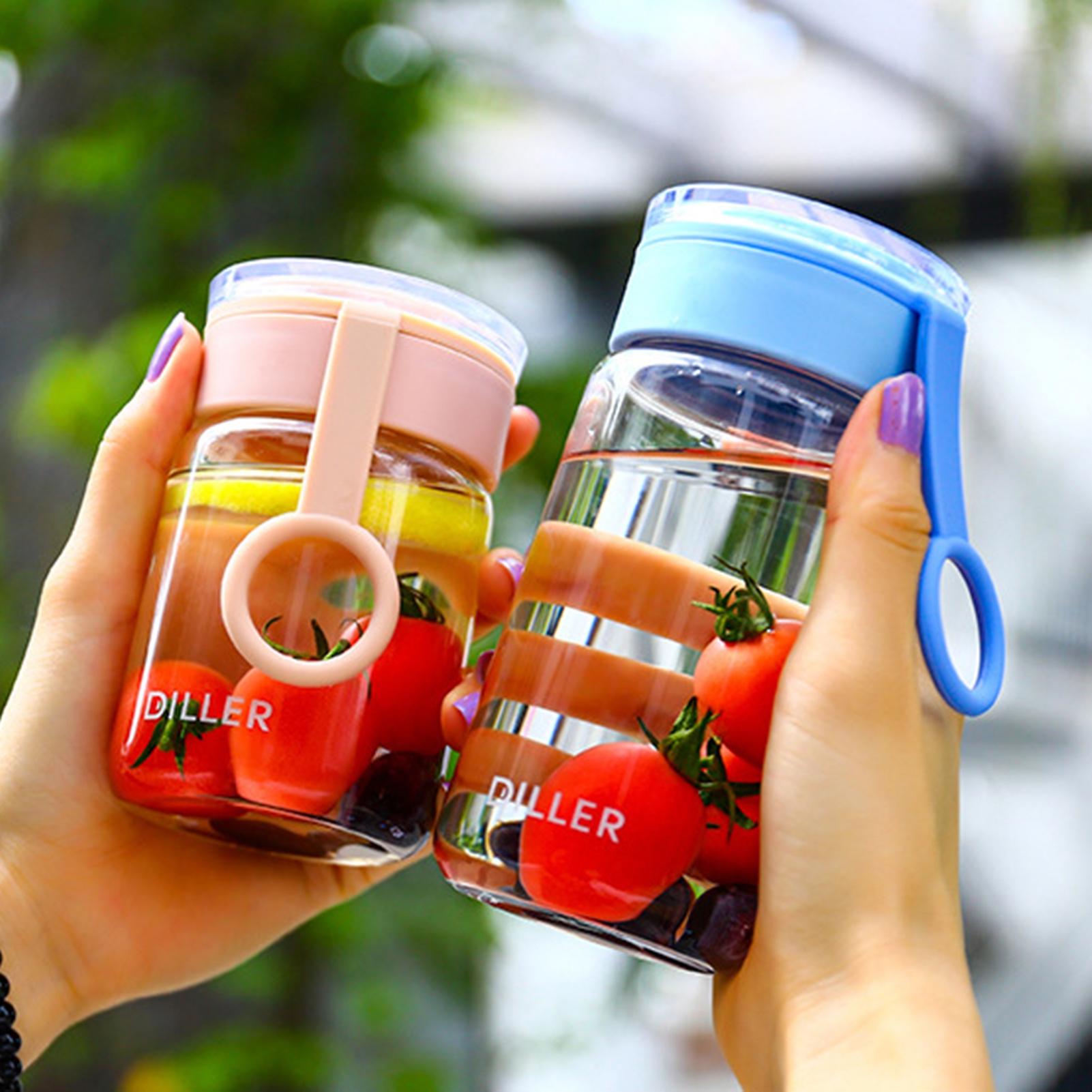 280ml/380ml Diller Single Layer Glass Water Cup Anti-fracture Smooth Cup Rim High Borosilicate ...