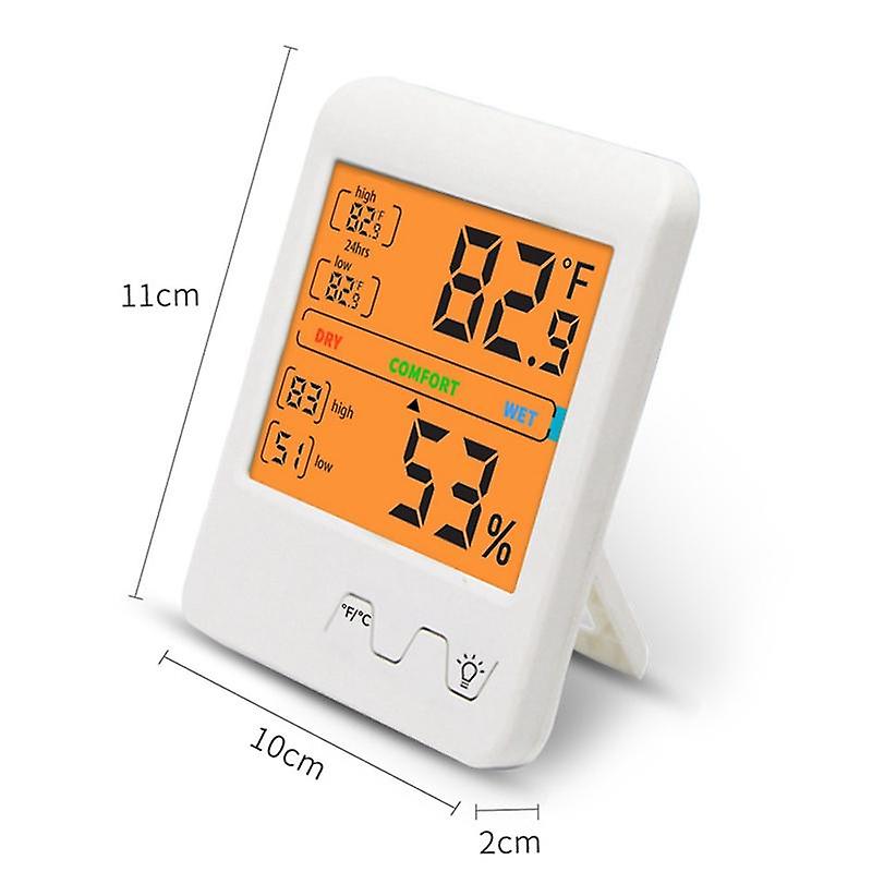 Hygrometer indoor 2 pack max digital humidity monitor thermometer ...