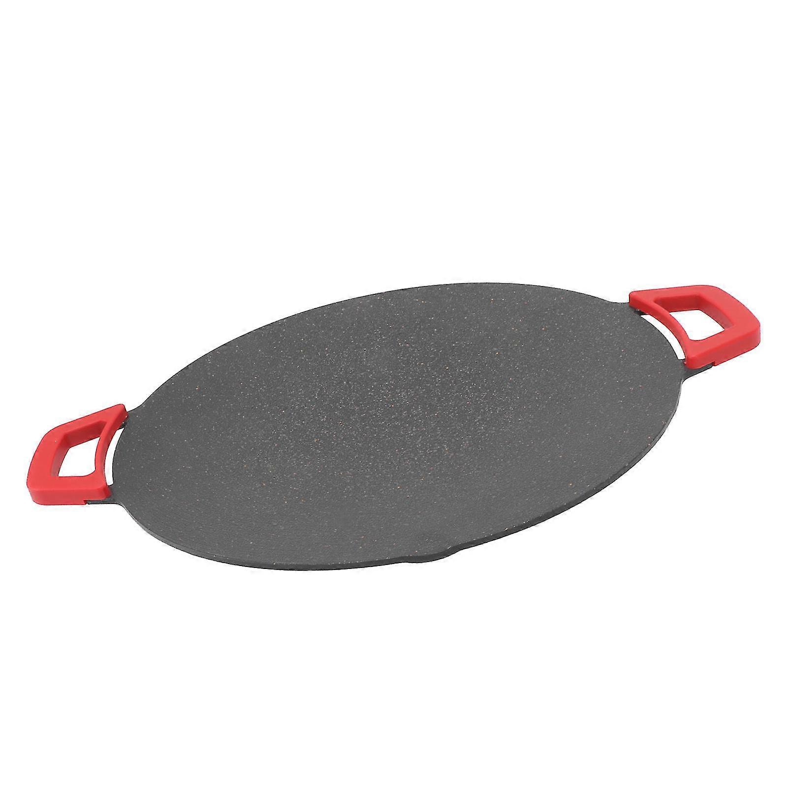 Electric Korean BBQ Grill Pan Non Stick Coating Round Comal Griddle ...