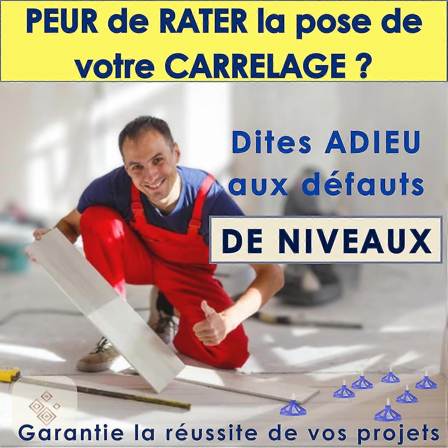 Lot Self-leveling Tile Cross 3mm x200 - Without reusable dial I Easy ...