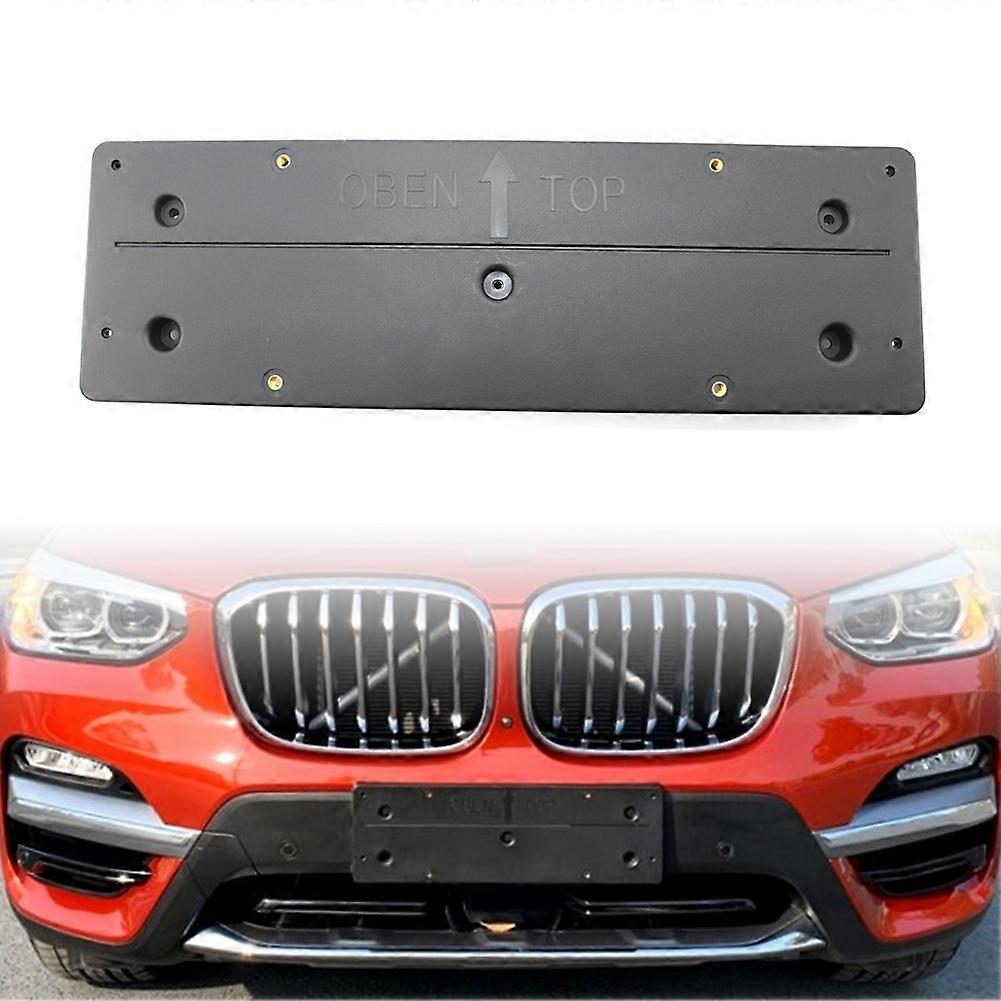 Car Front License Plate Base Bracket Holder for-BMW X3 G08 2018 2019 ...