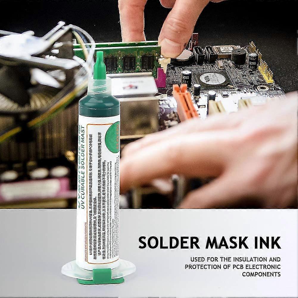 Solder Mask Ink, 2Pcs UV Light Curing Solder Mask Ink BGA PCB Solder ...