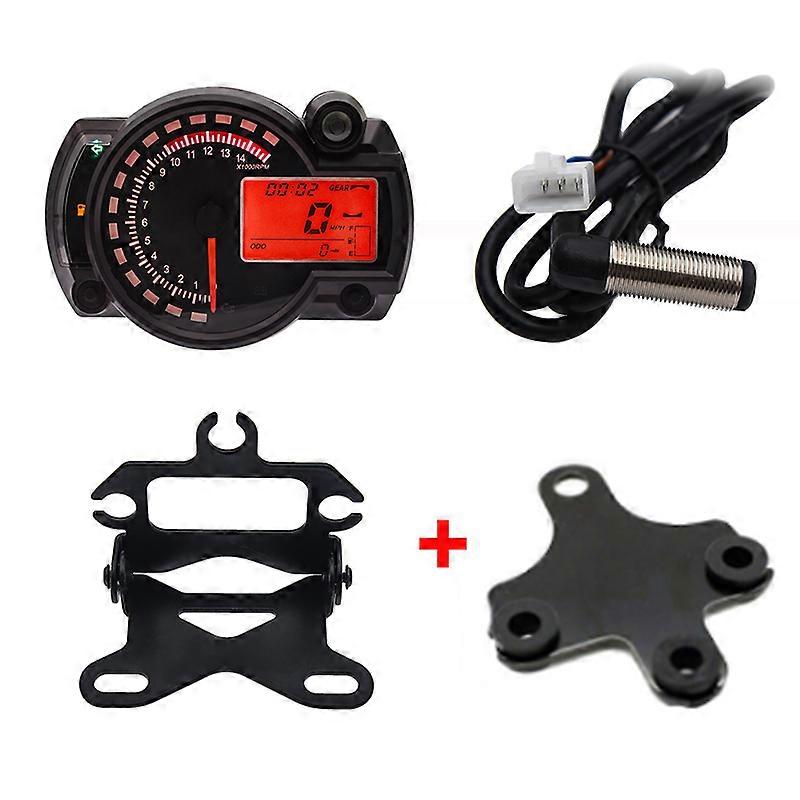 Universal LCD Digital Motorcycle RX2N Odometer Speedometer Meter ...