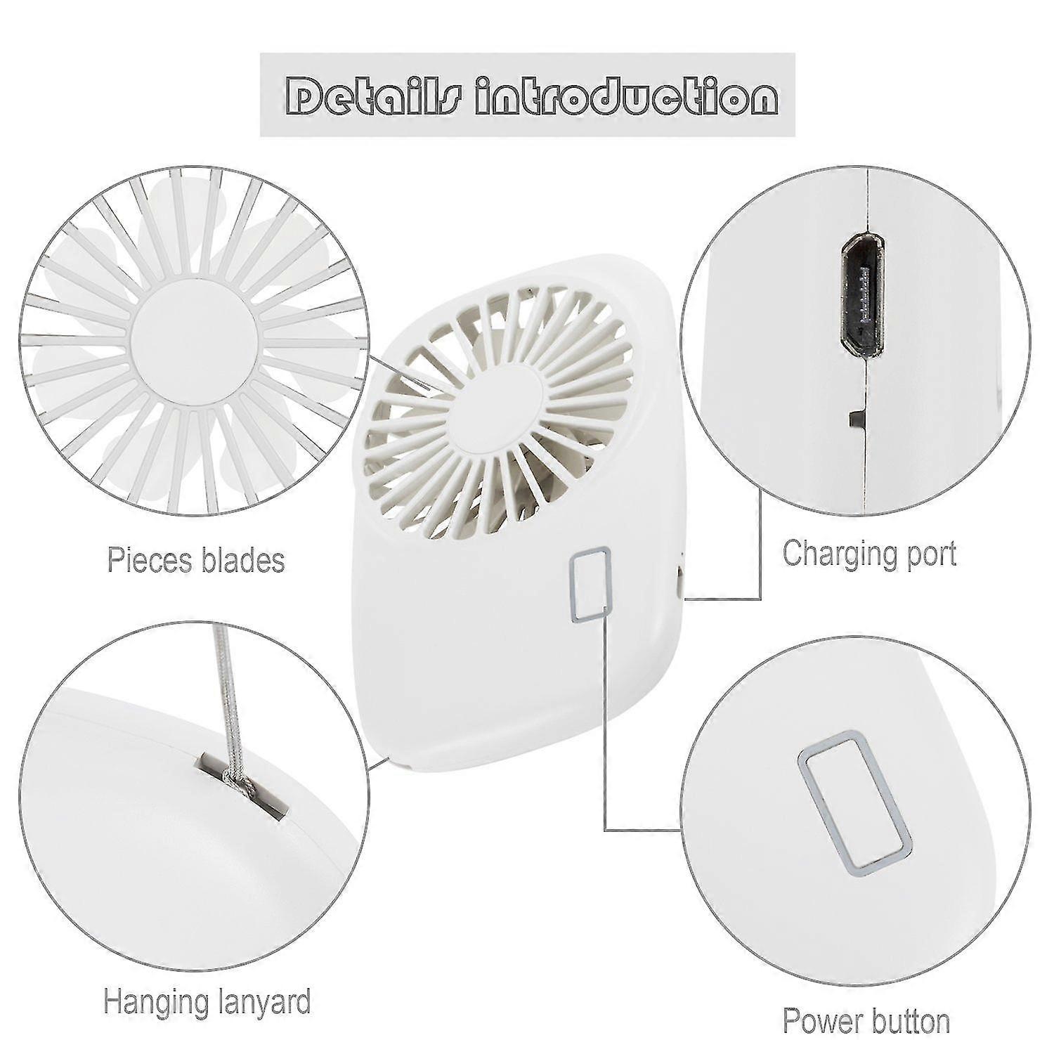 2024 Handheld Fan Mini Fan Powerful Small Portable Fan Speed Adjustable ...
