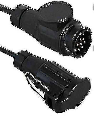 2m 13 Pin To 13 Pin Extension Lead For Trailer, Boat, Trailer, Caravan ...
