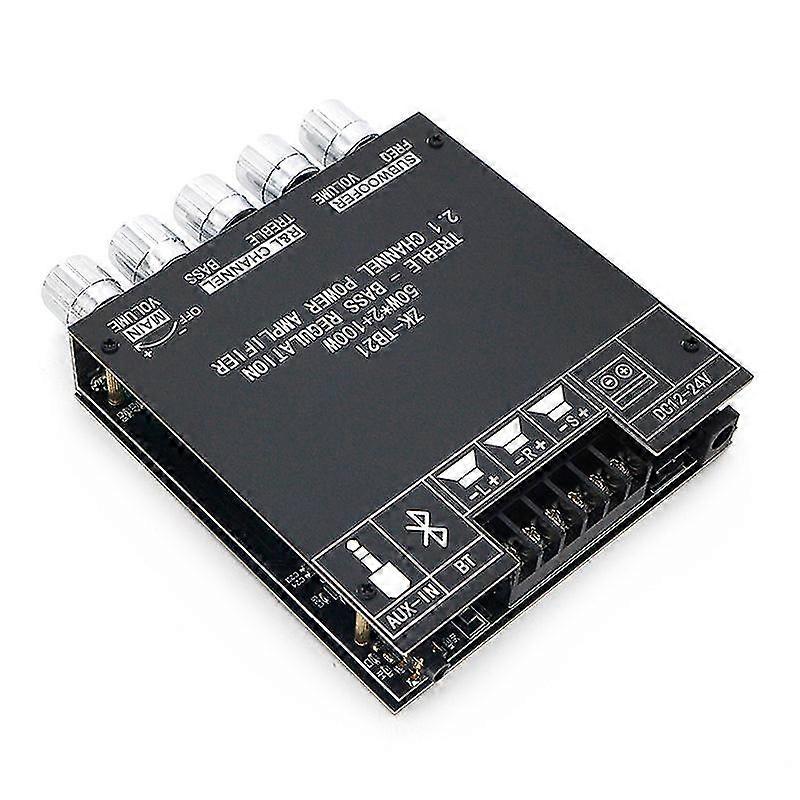 Zk-tb21 tpa3116d2 bluetooth 5.0 subwoofer amplifier board 50wx2+100w 2.1 channel power audio ...
