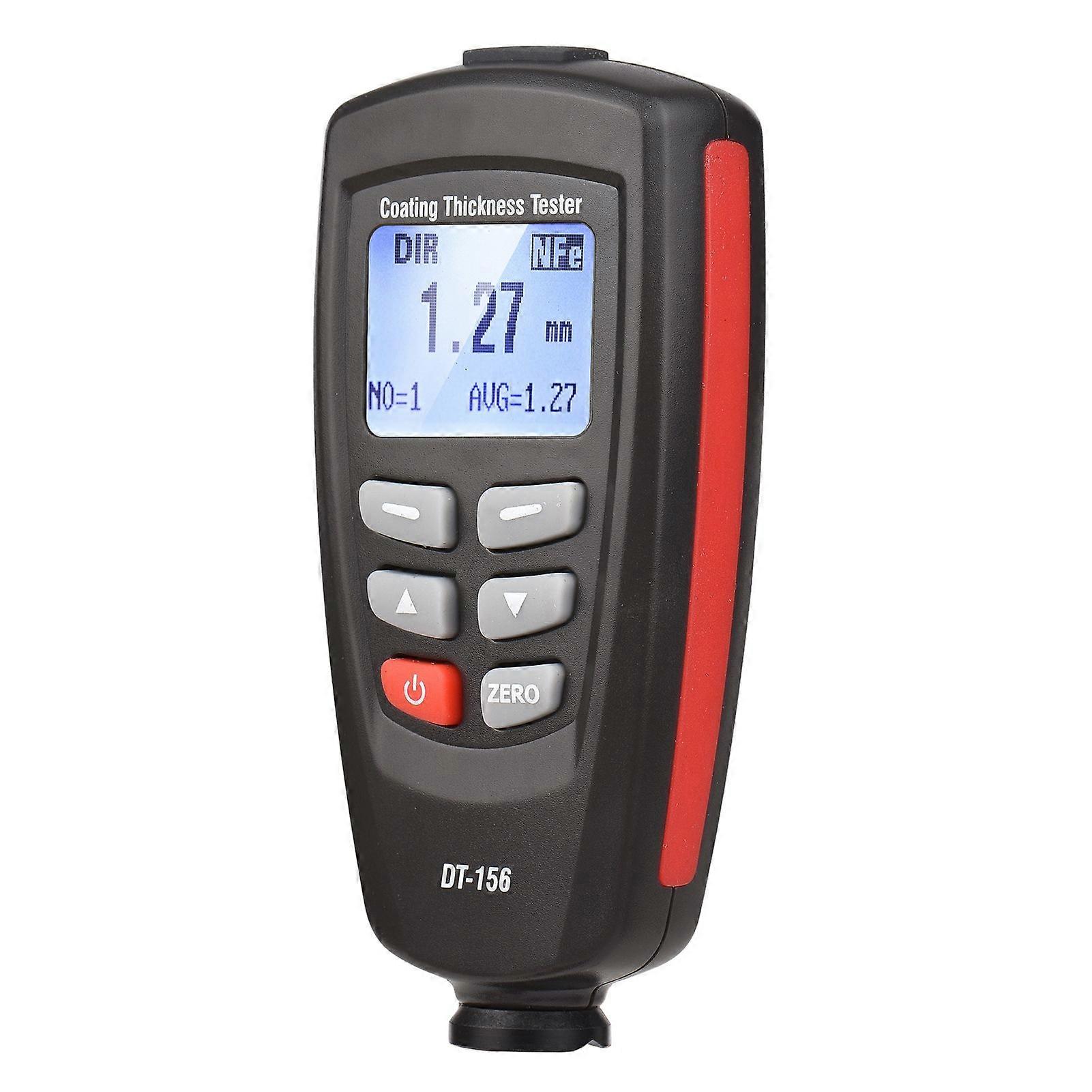 CEM DT-156 LCD Coating Thickness Tester Fe/NFe Paint Thickness Gauge ...