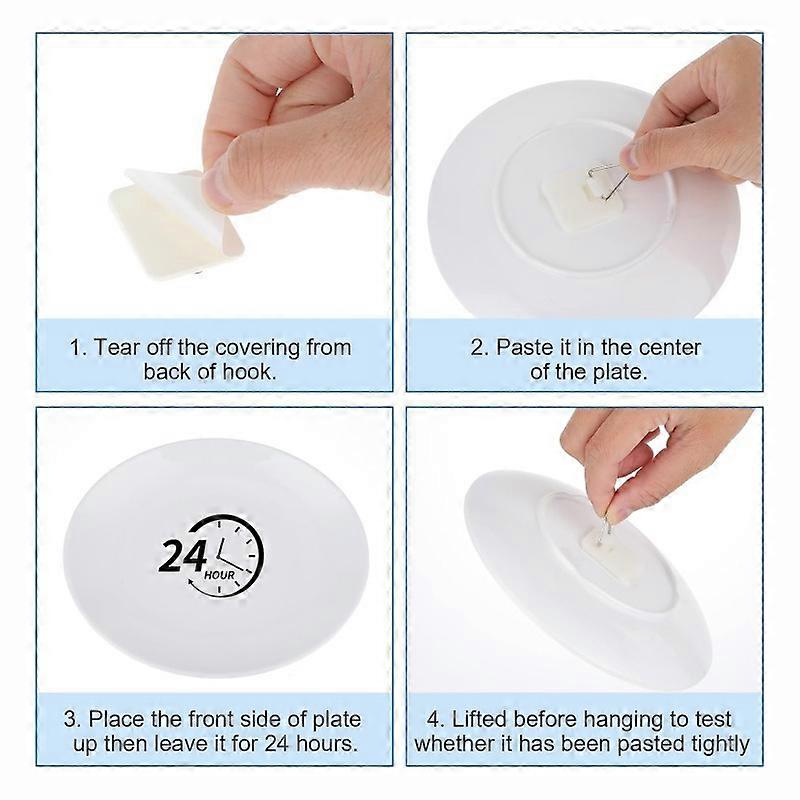 45 Pieces Adhesive Hooks Adhesive Picture Hangers Adhesive Holders ...