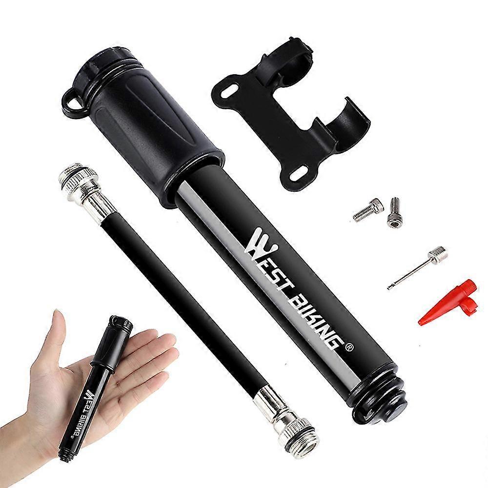 Mini Bicycle Air Pump Bike Hand Ball Inflator Portable Cycling Tyre ...