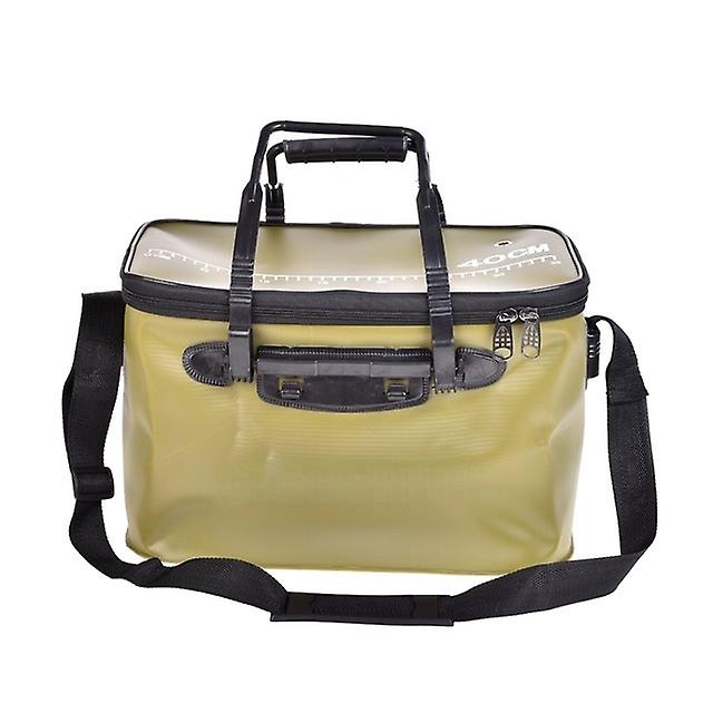 Portable folding fish wear bucket outdoor eva fishing tackle boxes with ...