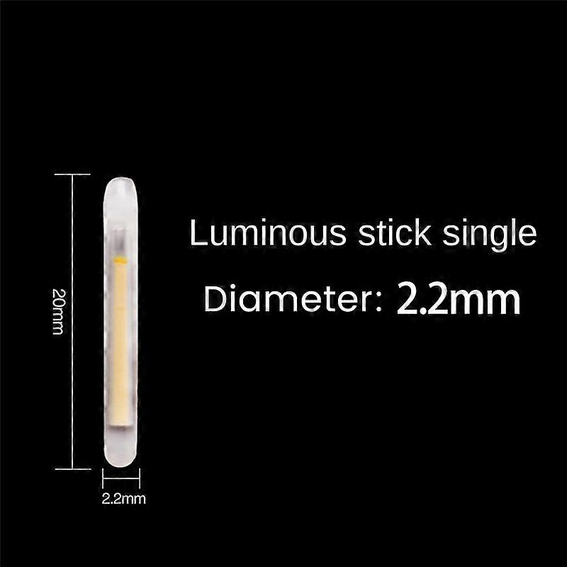 100PCS Fishing Float Light Stick Fluorescent Lightstick LED Fluorescent ...