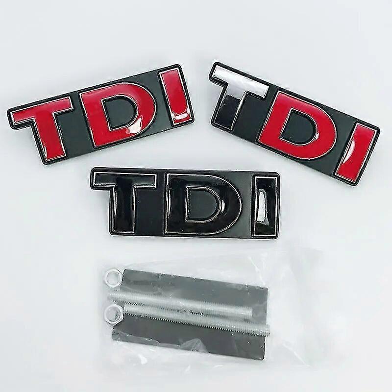 Metal Tdi Car Front Grille Grill Emblem Badge Logo | Fruugo UK
