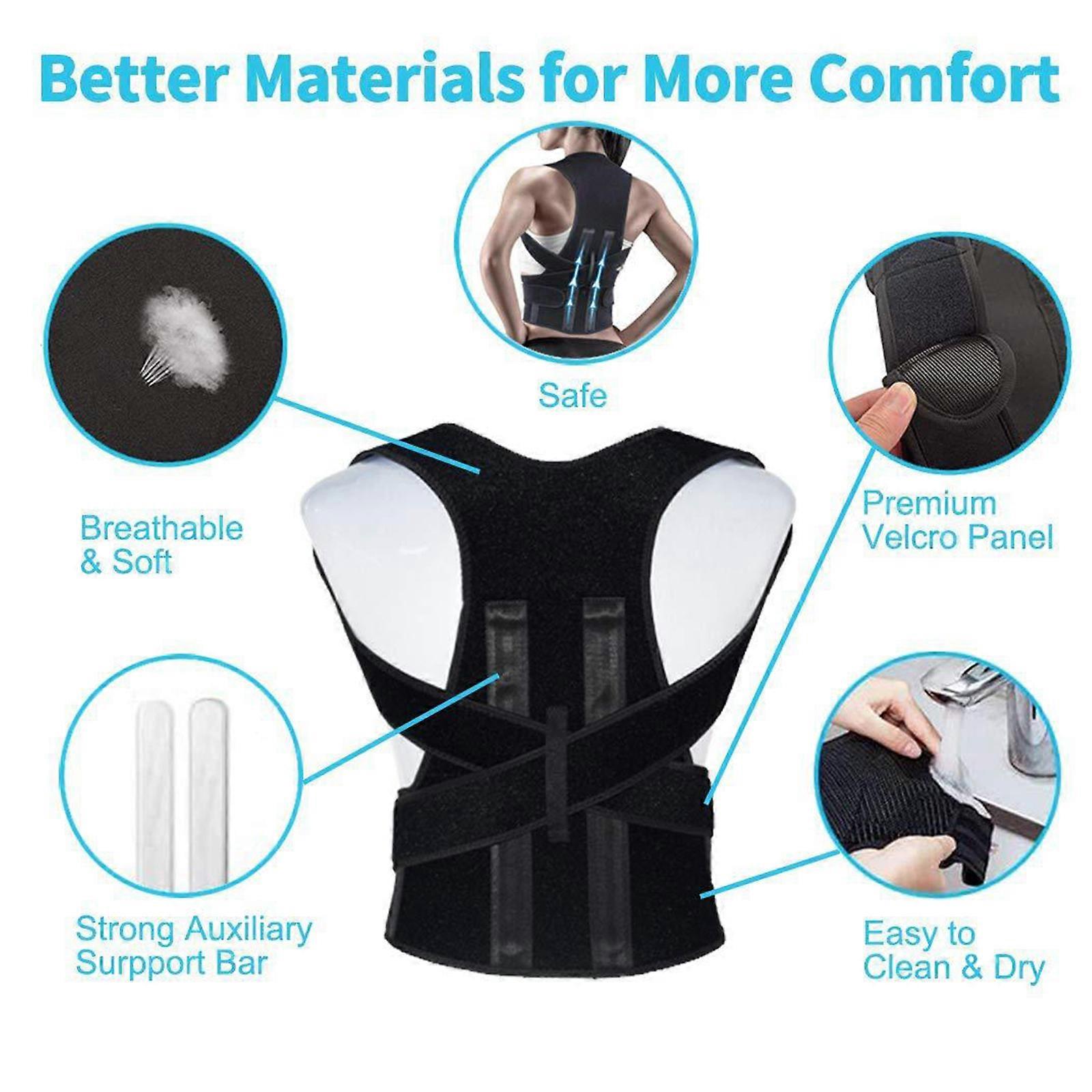 Back Support Straightener -Posture Corrector Full Back Brace for Women ...