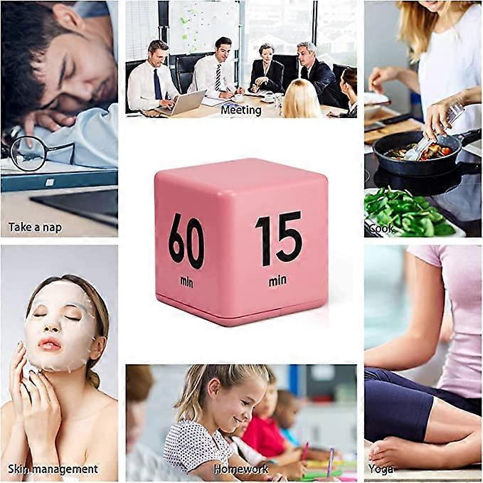 Creative Rubik's Cube Timer Kitchen Timer Gravity Sensing Flip ...