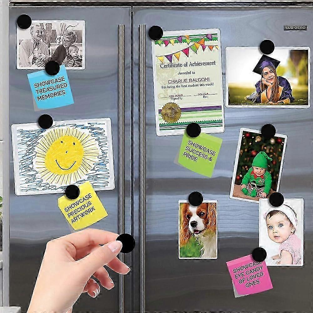 100 Pieces 20mm Round Magnet Sticker, Strong Adhesive Round Magnet ...