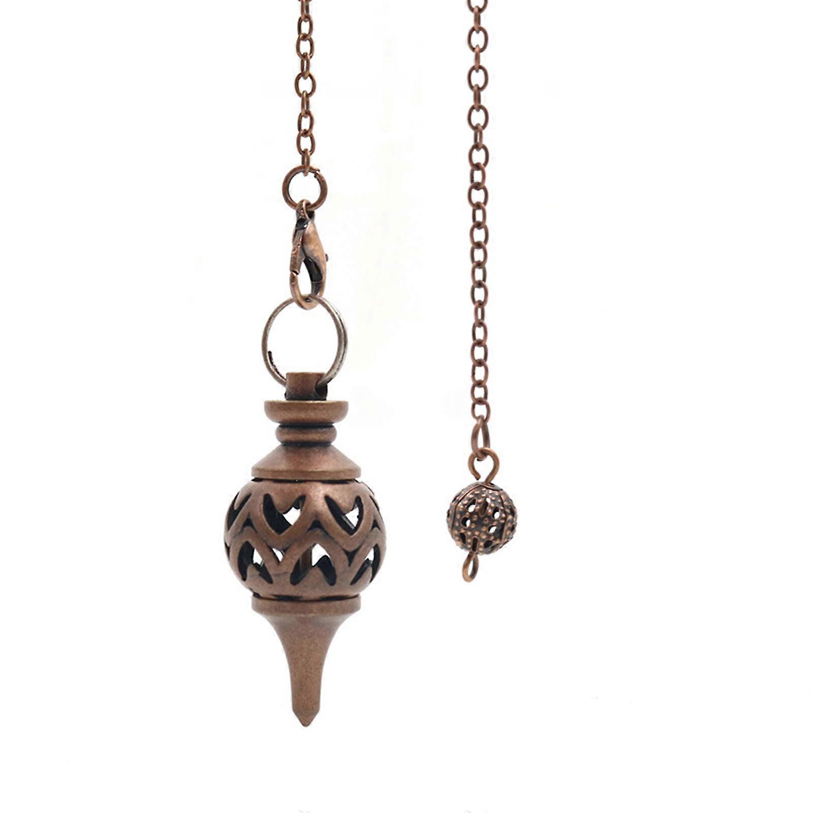 Antique Style Hollow Copper Pendulum for Dowsing Vintage Pendant ...