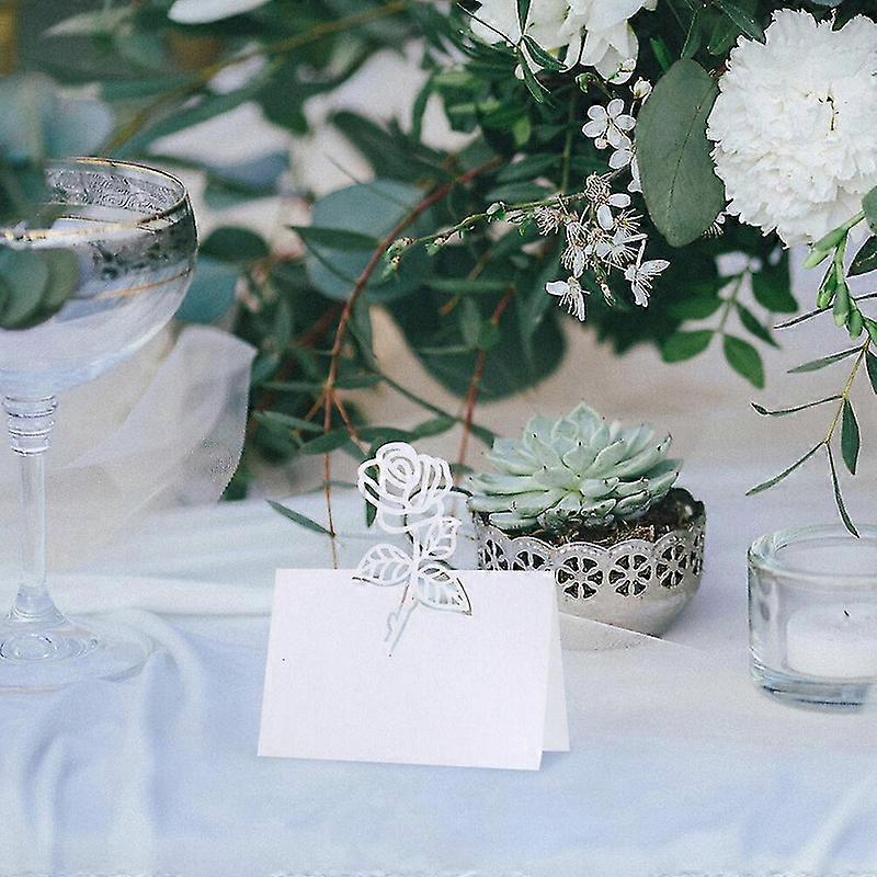 Table Place Cards, Place Cards for Table Setting, 50 Pack Hollow Out ...
