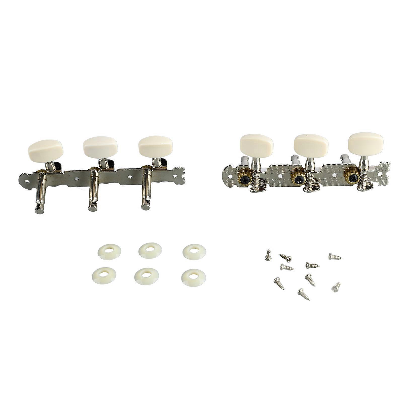 2Pcs Guitar String Tuning Pegs Keys Triple Classical Acoustic Machine ...