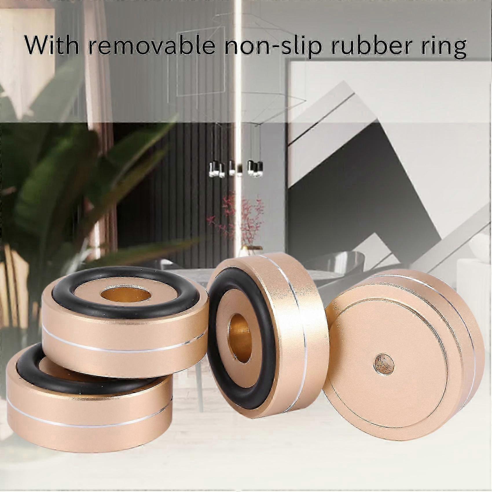 4Pcs Aluminum Turntable Isolation Feet For Vinyl Record Player Speaker ...