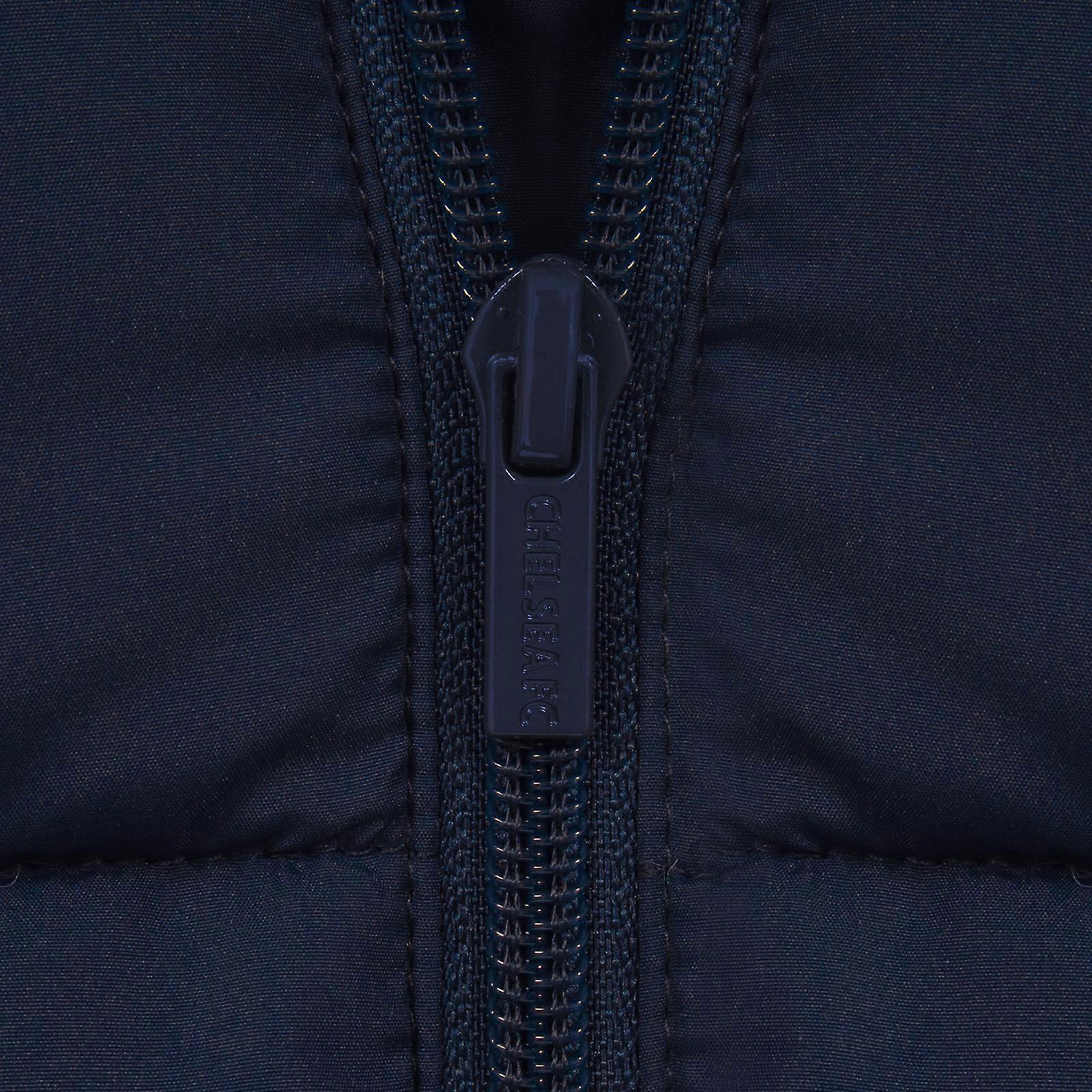Chelsea Mens Quilted Jacket Hooded Winter Coat Adults Official Football ...